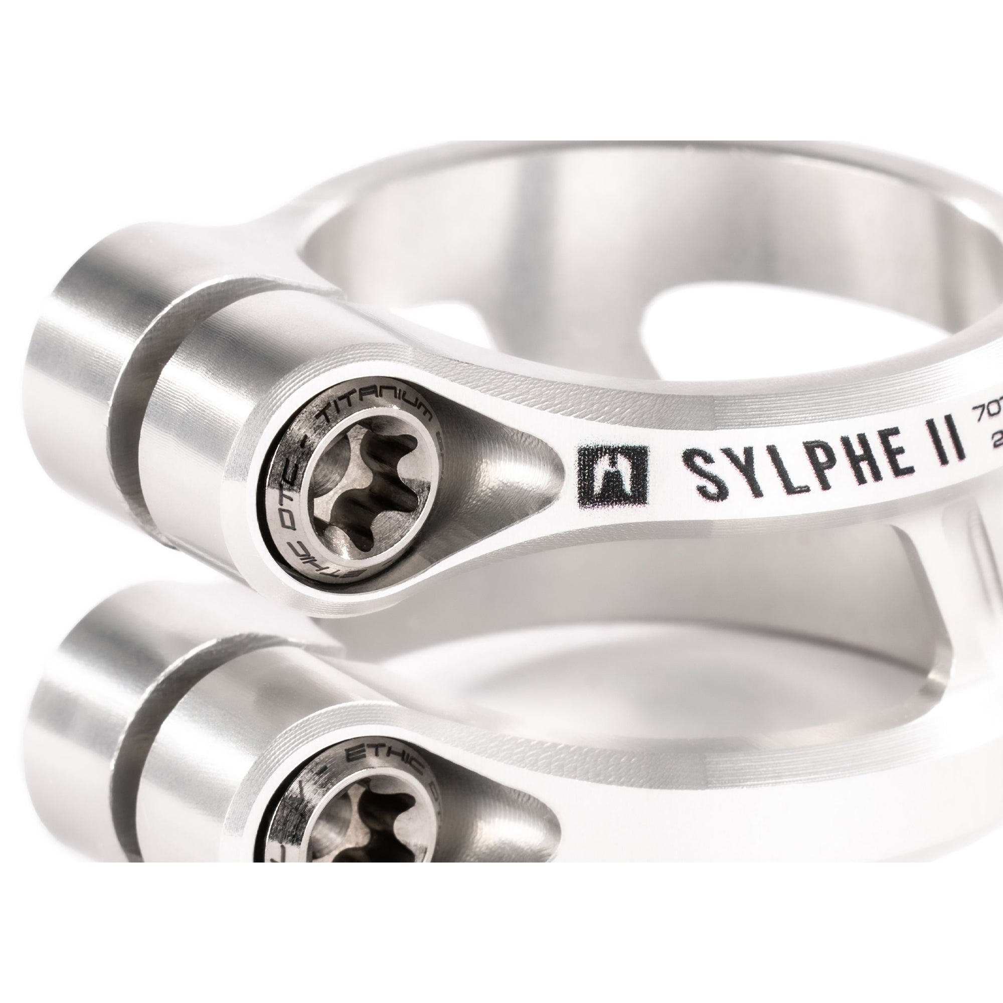Ethic Sylphe V2 Clamp - 34.9mm - Raw - Clamps - Dogg Scooters