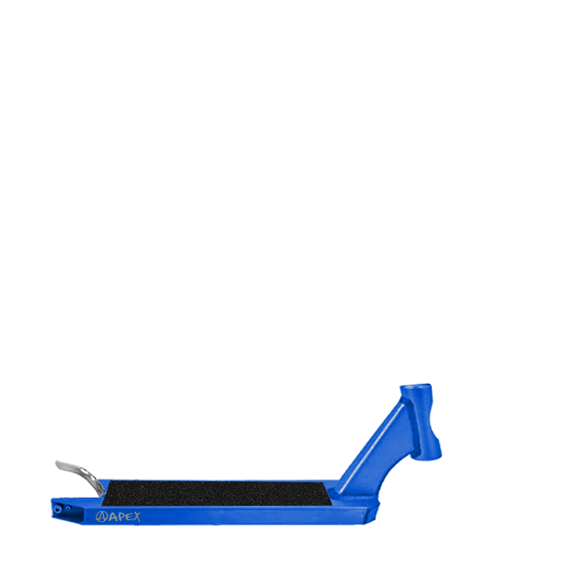 Apex Pro Scooter Deck - Peg Cut - Anodized Blue - 5.0" – Dogg Scooters