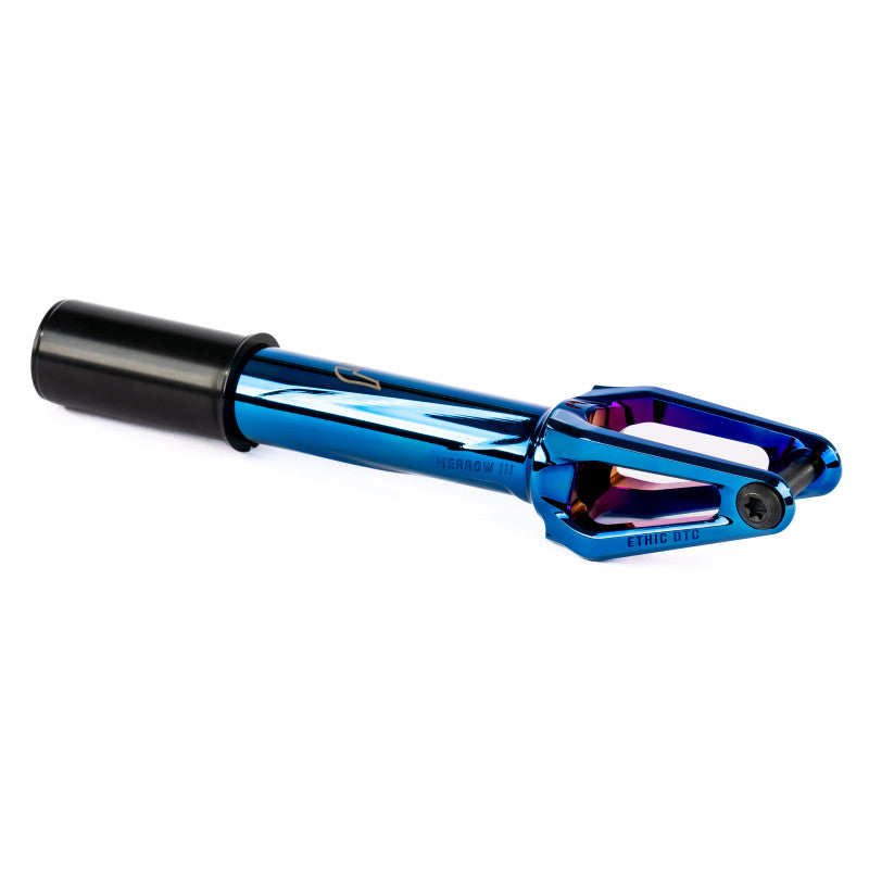 Ethic Merrow V3 IHC Fork - Chrome Blue - Forks - Dogg Scooters