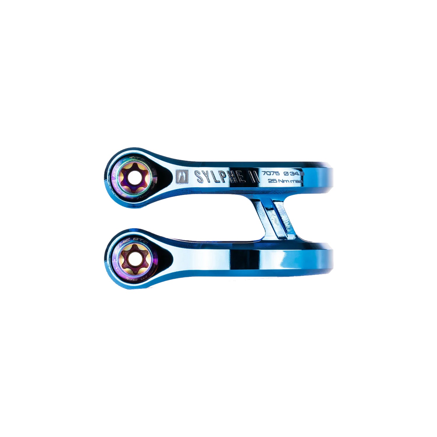Ethic Sylphe V2 Clamp - 34.9mm - Blue Chrome - Clamps - Dogg Scooters
