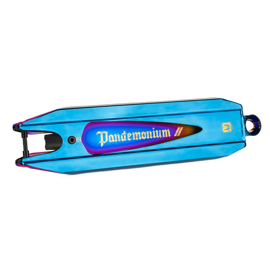Ethic Pandemonium V2 Deck - Chrome Blue - 5.1" - Decks - Dogg Scooters