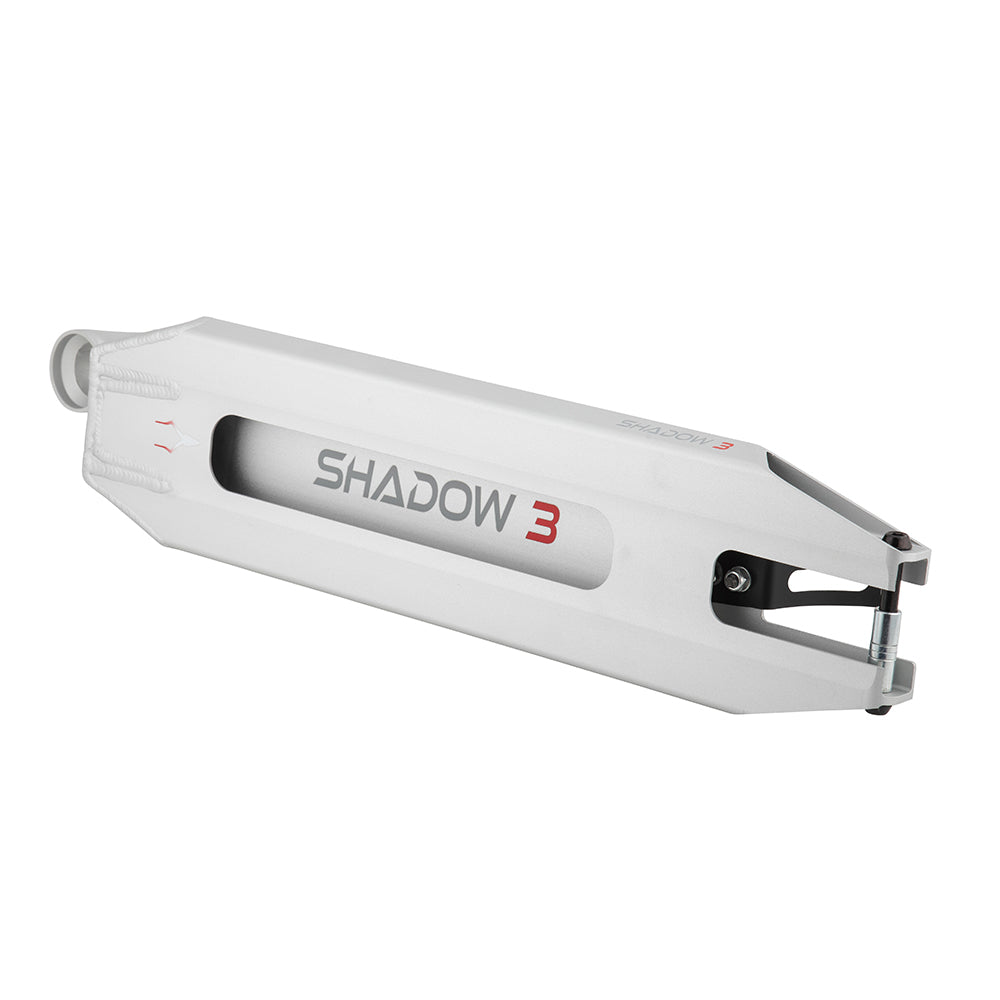 Drone Shadow 3 Feather-Light Deck - Silver - 4.9" – Dogg Scooters