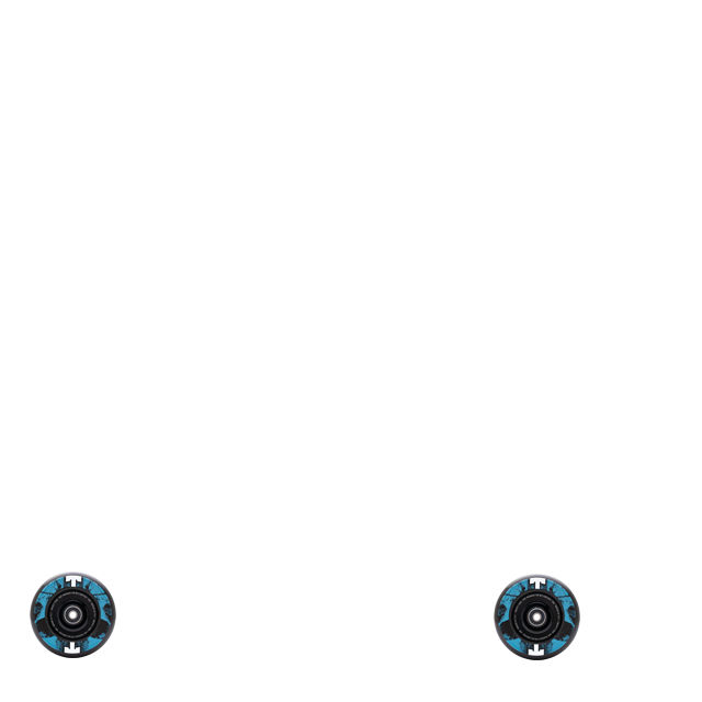 Tilt Durare Wheels - 120mm - Skulls Blue | Pro Scooter Wheels – Dogg ...