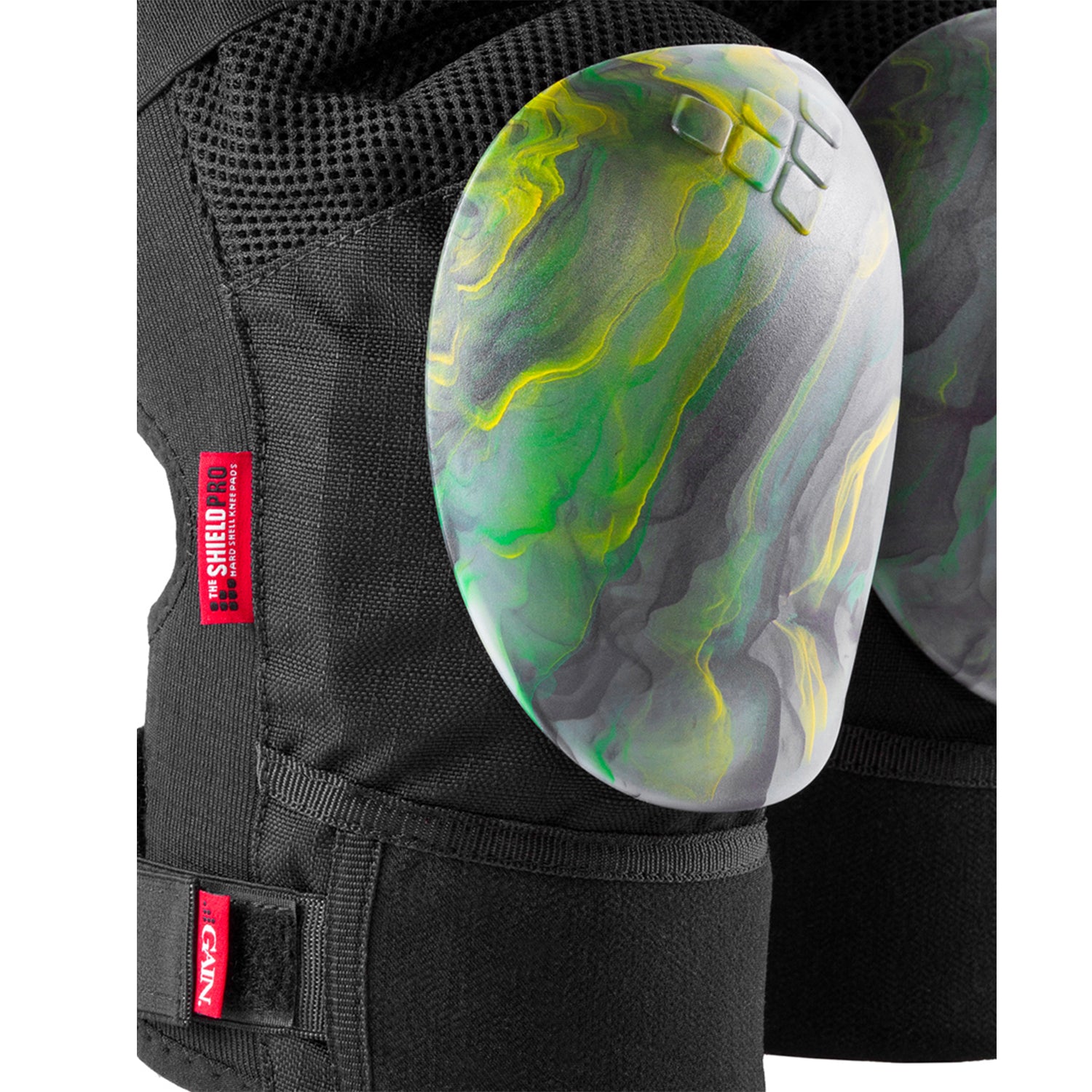 Gain Protection Shield Pro Knee Pads - Aussie Swirl - Pads - Dogg Scooters