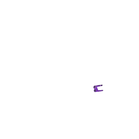 Root GT Double Clamp - Purple - Clamps - Dogg Scooters
