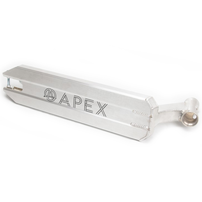 Apex Pro Scooter Deck - Peg Cut - Raw - 5.0" – Dogg Scooters
